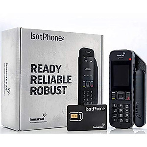 2021 Unlocked IsatPhone 2.1 Satellite Phone - Voice, SMS, GPS Tracking, SOS Global Coverage - Water Resistant - Sim Card Included (No Airtime) - Prepaid and Monthly Plans Available…