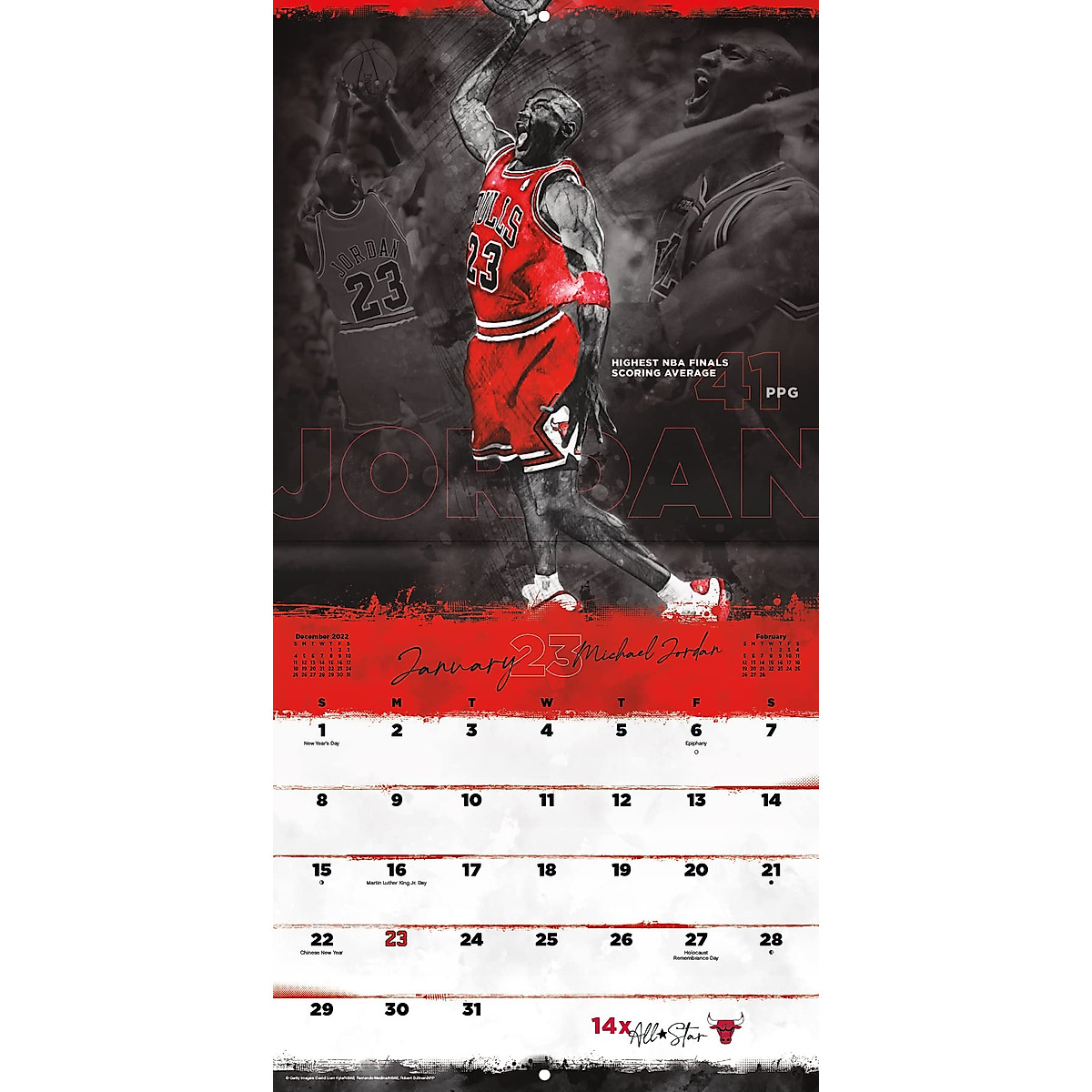 2023 Michael Jordan Wall Calendar