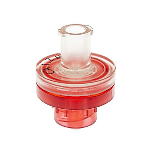GVS Filter Technology, Syringe Filter, ABLUO, 13mm, CA Membrane, 1.2µm, Acrylic Housing, Red Color, 10/pk