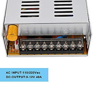 AC to DC Power Supply, 48V 10A 480W Switching Power Supply Voltage Regulated Converter
