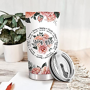 Gifts for Women, Mom, Friend - Christian Gifts for Women - Inspirational Gifts for Women - Religious Gifts For Women - Birthday Gifts for Women, Mothers Day Gifts for Mom from Daughter - 20 Oz Tumbler