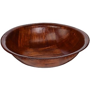 Winco WWB-5 Wooden Woven Salad Bowl, 5-Inch,Brown, 1 Count (Pack of 1)