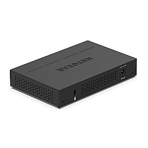 NETGEAR PoE Switch 5 Port Gigabit Ethernet Unmanaged Network Switch (GS305PP) - with 4 x PoE+ @ 83W, Desktop or Wall Mount