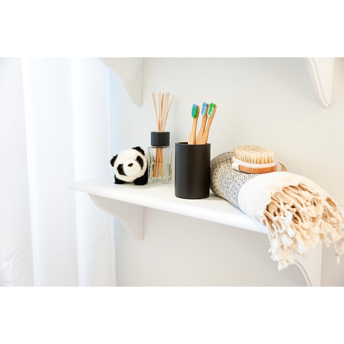 Woobamboo! Bamboo Toothbrush - Adult - Super Soft, BPA Free Nylon Bristles, Eco-Friendly, Plastic Negative, Biodegradable, Compostable, Vegan (Pack of 4)