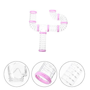 PATKAW DIY Hamster Excercise Toy Hamster Tubes Tunnels Hamster Maze Tube Hamster Tunnel Hamster Tube Kit DIY Hamster Rat Maze Tunnel
