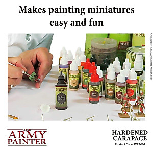The Army Painter Hardened Carapace Warpaint - Acrylic Non-Toxic Heavily Pigmented Water Based Paint for Tabletop Roleplaying, Boardgames, and Wargames Miniature Model Painting