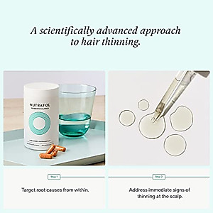 Nutrafol Women's Balance Hair Growth Supplement & Growth Activator Duo | Ages 45+ | Clinically Proven for Visibly Tricker & Stronger Hair | Dermotologist Recommended | 1 Month Supply