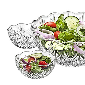 Godinger Serving Bowls, Mixing Bowls, Dessert Bowls, Candy Bowls, Fruit Bowls, Ice Cream Bowls, Dublin, Set of 5