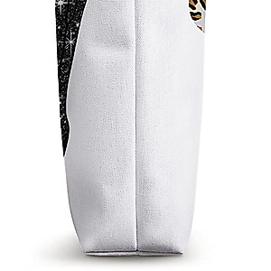 Retro Leopard Cowboy Boots Let's Go Girls Western Cowgirls Tote Bag