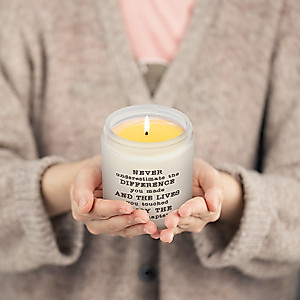 Goodbye Gifts for Coworkers, Retirement Gifts for Women, Going Away Farewell Moving Away Gifts for Friends Teachers, Birthday Thanksgiving Christmas Gifts, Lavender Candle