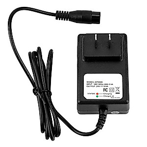 Battery for Razor E100 E125 E500S PR200, 24V 0.6A Electric Scooter Black Battery US Plug 110V,Used for Razor, Electric Scooter, City Express etc