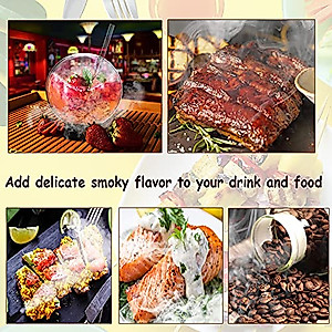 Natual Wood Chips for Smoker, (8 Gift Pack - Apple, Cherry, Oak, Pecan, Pear, Peach, Walnut, Beech) 8 OZ Each| Smoker Woodchips for Smoking Gun and BBQ, Great for Beef Pork Chicken Fish and Whisky