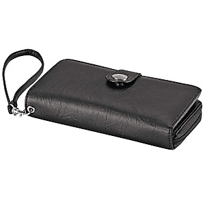 Fox Valley Traders B.AmiciTM Nancy RFID Leather Wallet with Wristlet