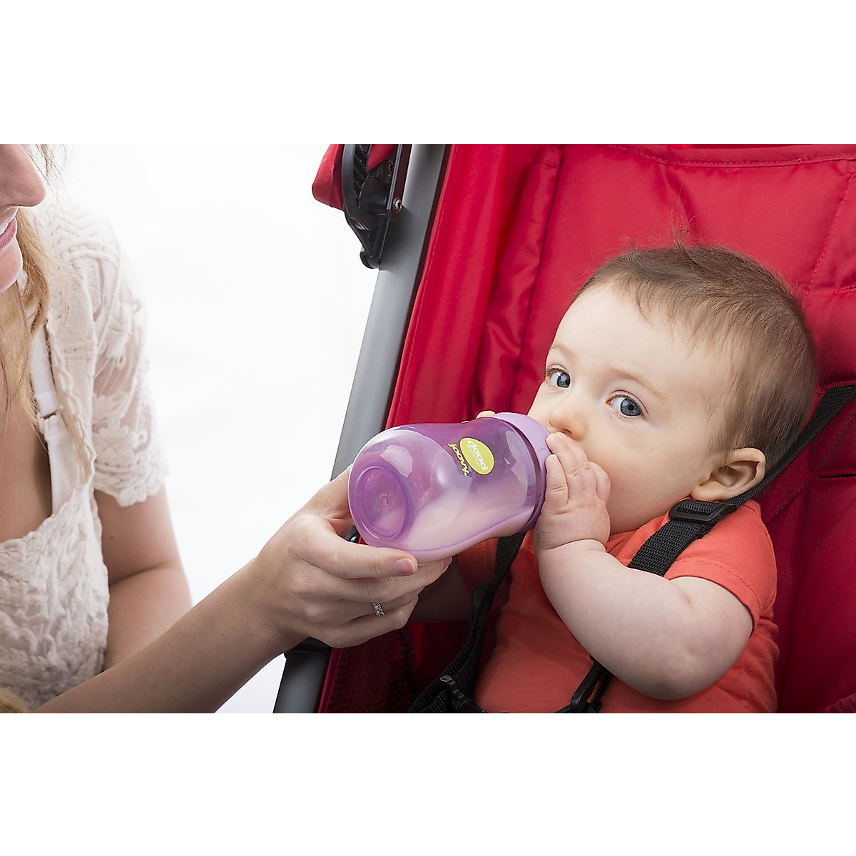 Joovy Boob PP Baby Bottle, Purpleness, 9 Ounce, 2 Count