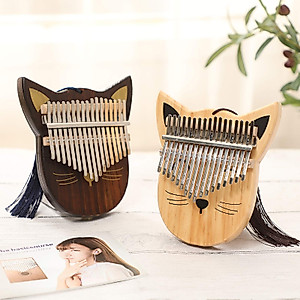 kalimba thumb piano 17 key finger piano musical instrument gift + shoulder bag