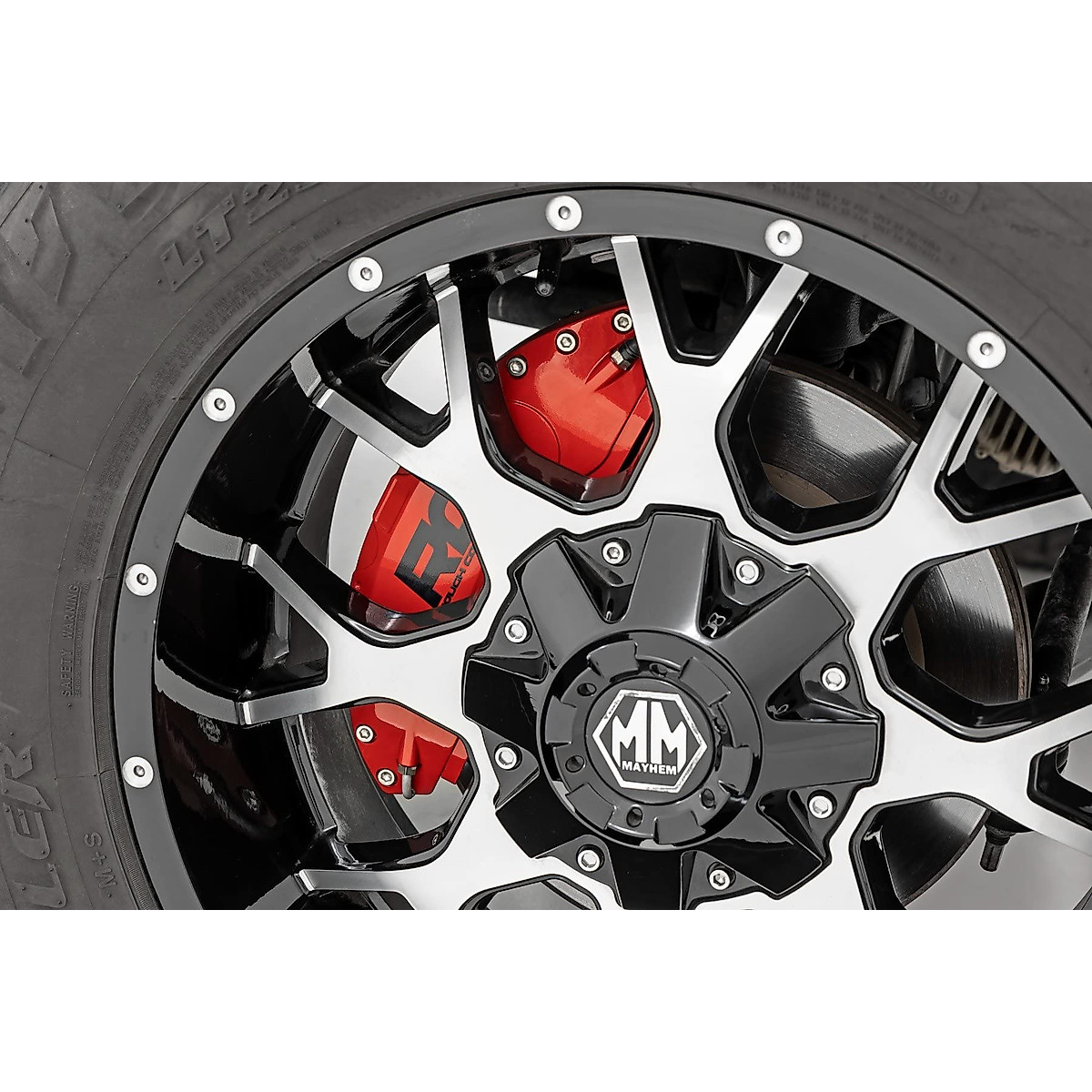 Rough Country Brake Caliper Covers for 2019-2024 Ram 1500 2WD/4WD - 71148A