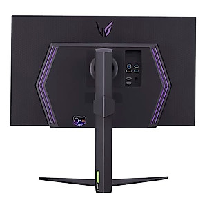 LG 27" UltraGear 4K UHD (3840x2160) Gaming Monitor, 144Hz, 1ms, VESA DisplayHDR 400, G-SYNC and AMD FreeSync Premium, HDMI 2.1, DisplayPort, 4-Pole HP Out DTS HP:X, Tilt/Height/Pivot Stand, Black
