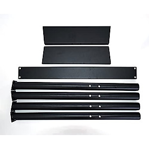 BNDHKR Portable Wood Pellet Tailgating tabletop Ranger Grill and Smoker Black (Barbecue stand)