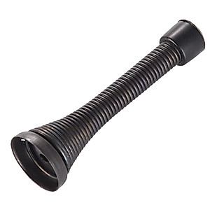 East West Consolidated 61965-2 Oil Rubbed Bronze Flexible Steel Spring Door Stop Stopper (Pack of 2)