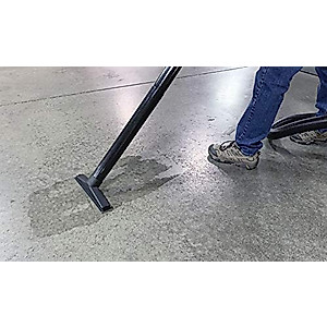 Cen-Tec Systems 94500 2.25” Diameter 20 Foot Commercial Grade Shop Vacuum Hose with Wet/Dry Attachment Set, Ft, Black