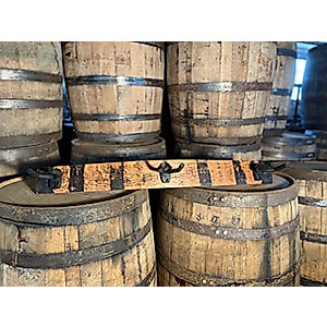 Coyle Woodworks Whiskey Barrel Stave 3-Guitar Wall Mount |Instrument Mount for Guitar, Ukulele, Violin, Banjo, Bass, Guitar Hanger, Natural Finish