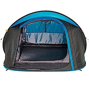 Quechua Waterproof Pop Up Camping Tent 2 Seconds Easy AIR II, 2 Man