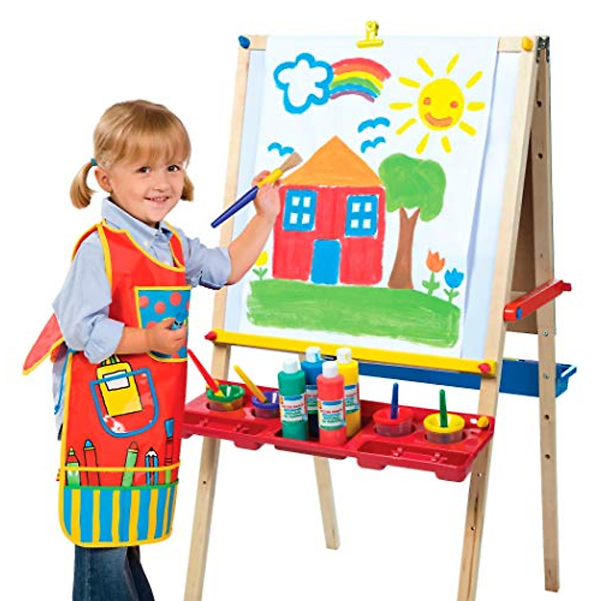 Essential 2 Roll Easel Paper Roll 12 Inch x 75 Feet, Without Glue, Blank Coloring Roll for Paints, Wall Art, Fadeless Bulletin Board Paper, Gift Wrapping Paper and Kids Crafts