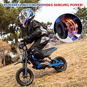 EVERCROSS EV12M Electric Motorcycle,300W Electric Motorcycle,15.5MPH & 9.3 Miles Long-Range,3-Speed Modes Motorcycle