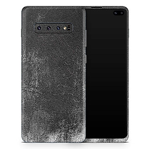 DesignSkinz Distressed Silver Texture v8 Protective Vinyl Decal Wrap Skin Cover Compatible with The Samsung Galaxy S20 (Screen Trim & Back Glass Skin)