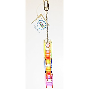 Prevue Pet Products Rainbow Acrylic Links Bird Toy