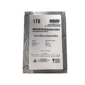 MaxDigitalData 1TB 64MB Cache 5900PM SATA 6.0Gb/s 3.5" Internal Surveillance CCTV DVR Hard Drive (MD1000GSA6459DVR) - w/ 2 Year Warranty