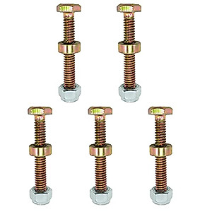 (5/Pack) 1501216MA 1501216 Snow Throwers Shear Pins Nuts and Spacers Compatible with AYP Craftsman 722130 9524Ma 3943Ma