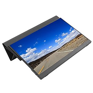 AMONIDA Portable Type C Monitor, PM 1731M High Dynamic Range LCD Panel 17.3 Inch Portable Monitor for Computer (US Plug)