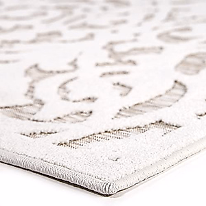 My Texas House by Orian Lady Bird Area Rug, 5'2" x 7'6", Natural Driftwood