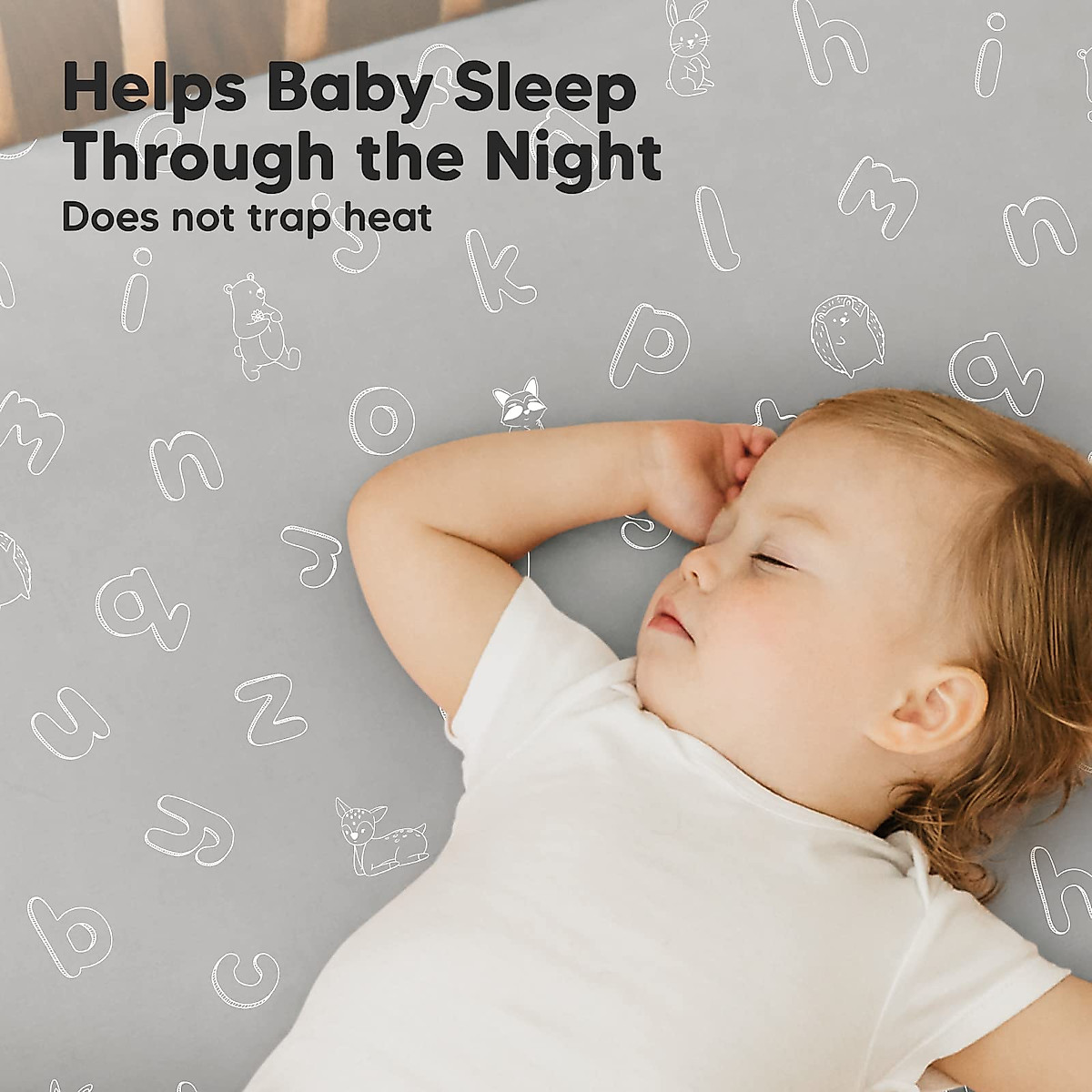 KeaBabies 2-Pack Mini Crib Sheets, Pack and Play Sheets Fitted and 2-Pack Organic Crib Sheets for Boys, Girls - Pack N Play Sheets - Jersey Fitted Crib Sheet, Baby Crib Sheets Neutral