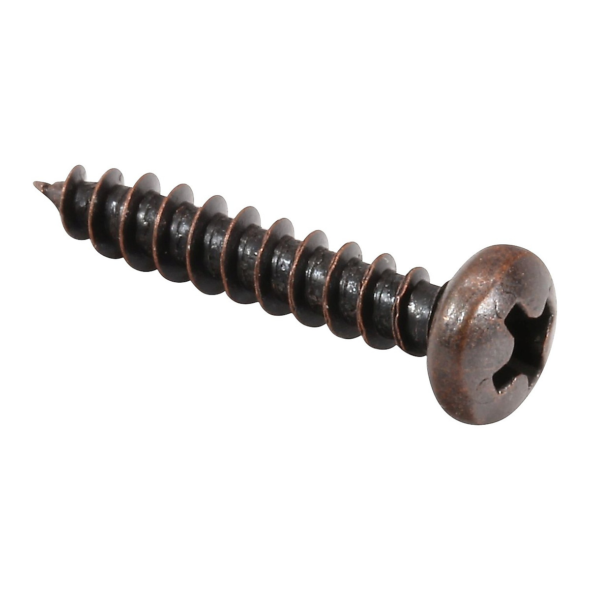 Rok Hardware 1000 Pack #4 x 5/8" Deep Coarse Thread Phillips Pan Head Wood Screws Bronze Plated MDF