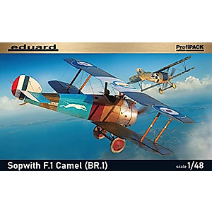 Eduard EDU82171 1/48 Profile Pack British Air Force Soppy F.1 Camel, BR.1 Engine, Plastic Model