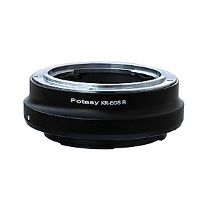 Fotasy Konica AR Lens to Cannon EOS RF Mount Adapter, KR Lens EOS R Adapter Ring, KR RF Adapter, Compatible with Canon EOS R Mirrorless Camera EOS R RP Ra R3 R5 R6 R7 R10