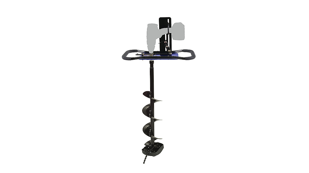 CLAM Drill Plate Pro Auger Kit - Convert Cordless Drill to Ice Auger