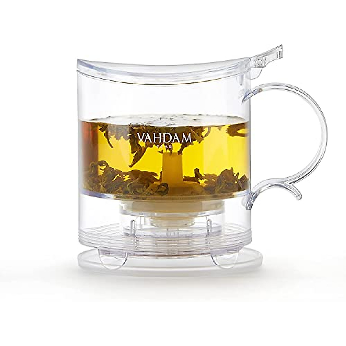 VAHDAM, Imperial Tea Maker - 16oz, Bottom Dispensing Tea Pot | Drain-Tap Technology, All-In-One Tea Kit | Best Tea Pot With Infusers For Loose Tea | Tea Steeper | Gift For Tea Lovers