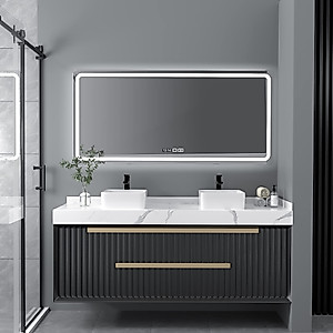 Square Vessel Sink White - Donsdey 15"x15" Bathroom Vessel Sink Square White Ceramic Porcelain Above Counter Vanity Sink Bowl Basin