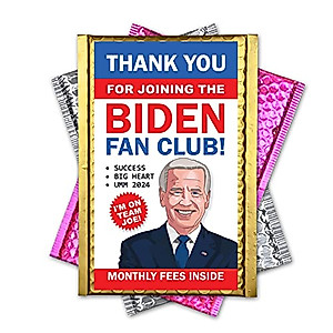 Design Doggie Joe Biden Fan Club Prank Gag - Send Anonymous and Embarrassing Prank Mail to Your Friends and Family! Hilarious Gag! Guaranteed Laughs!