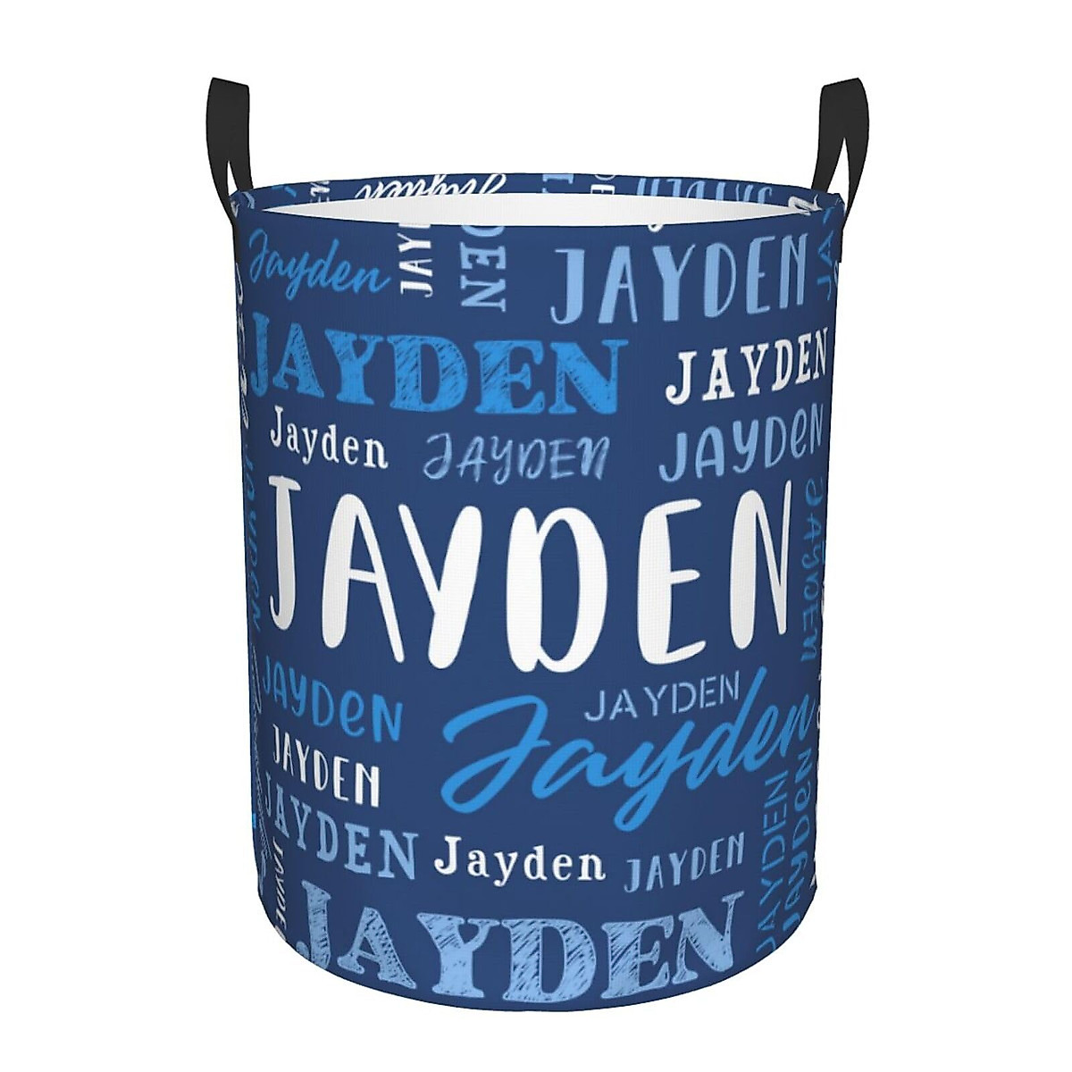Custom Laundry Hamper with Name Personalized Laundry Baskets Dirty Clothes Hamper Bag Customized Collapsible Storage Organizer for Clothes Toys in the Dorm and Family (Style 01)