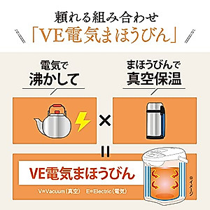 ZOJIRUSHI Microcomputer Boiling VE Electrical Thermos"優湯生 (Yuutousei)" (3.0L) CV-GA30-TA【Japan Domestic genuine products】