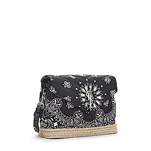 Yves Saint Laurent, Pre-Loved Black Bandana Canvas Loulou Toy, Black