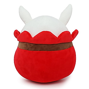 Qleewei 11.8 Inches Plush Bouncing Bomb Ball Stuffed Plushie Toy Game Bombs Plushies Doll Pillow for Cosplay Props Fans