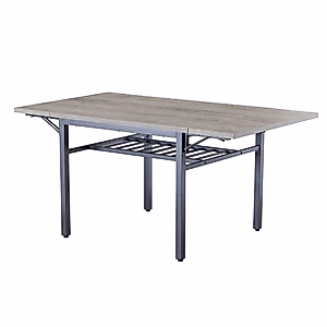 Xmatch 47" Worktable Workbench for Inspection Assembly Sample Making and Testing Room (Rustic Brown)