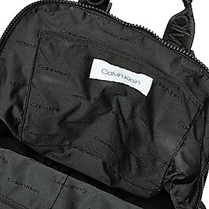 Calvin Klein Georgina Nylon Organizational Backpack, Black