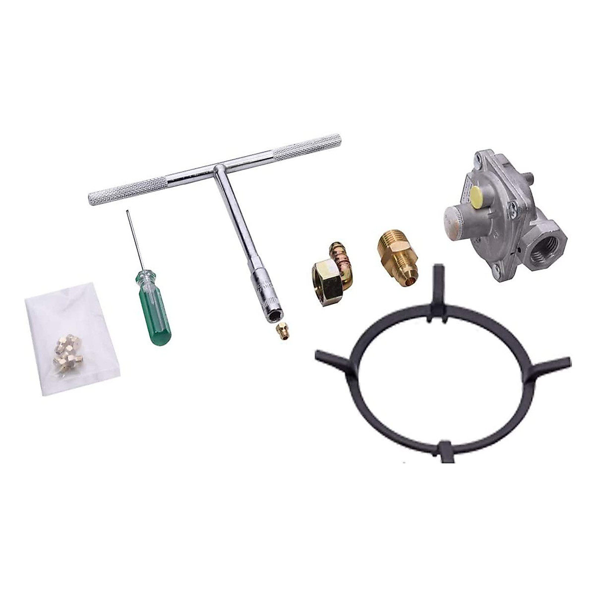 30 Inch Gas Cooktop, Stainless Steel Built-in 5 Burners Gas Stovetop LPG/NG Convertible Gas Stove Top Dual Fuel Gas Hob DM5722