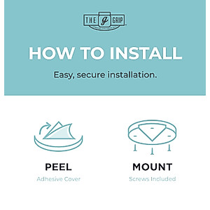 The Grip Jar Opener | Original Under Cabinet Jar Lid & Bottle Opener, Made in USA – Effortless Jar Opener for Weak Hands & Seniors with Arthritis - Open Any Size Jar & Can – Kitchen Gadgets Must Have